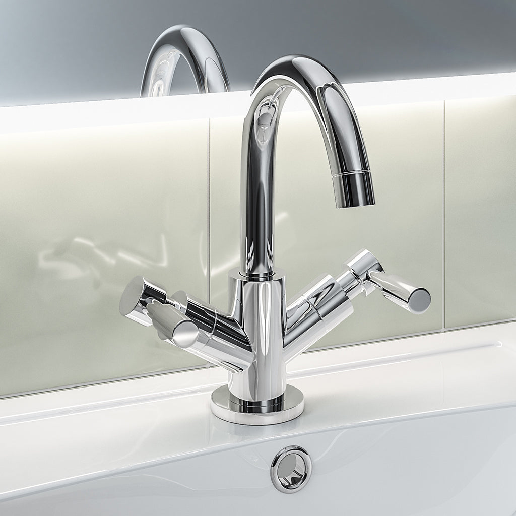 Eastbrook Leith Chrome Mono Basin Mixer Tap - Inc Waste – CC Discount ...