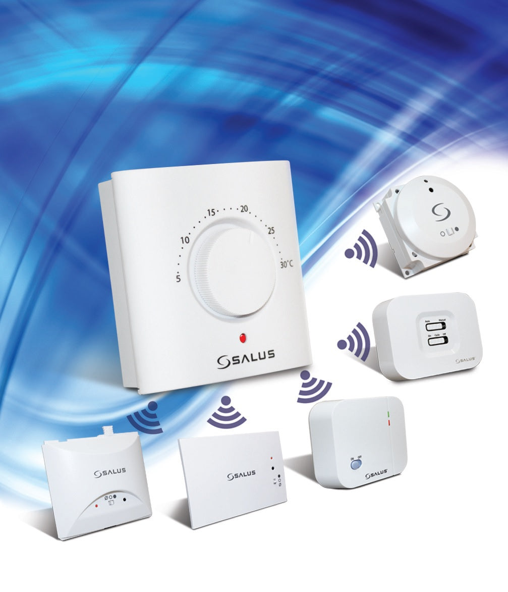 Salus Wireless Manual Dial Thermostat ERT20TX – CC Discount Heating ltd